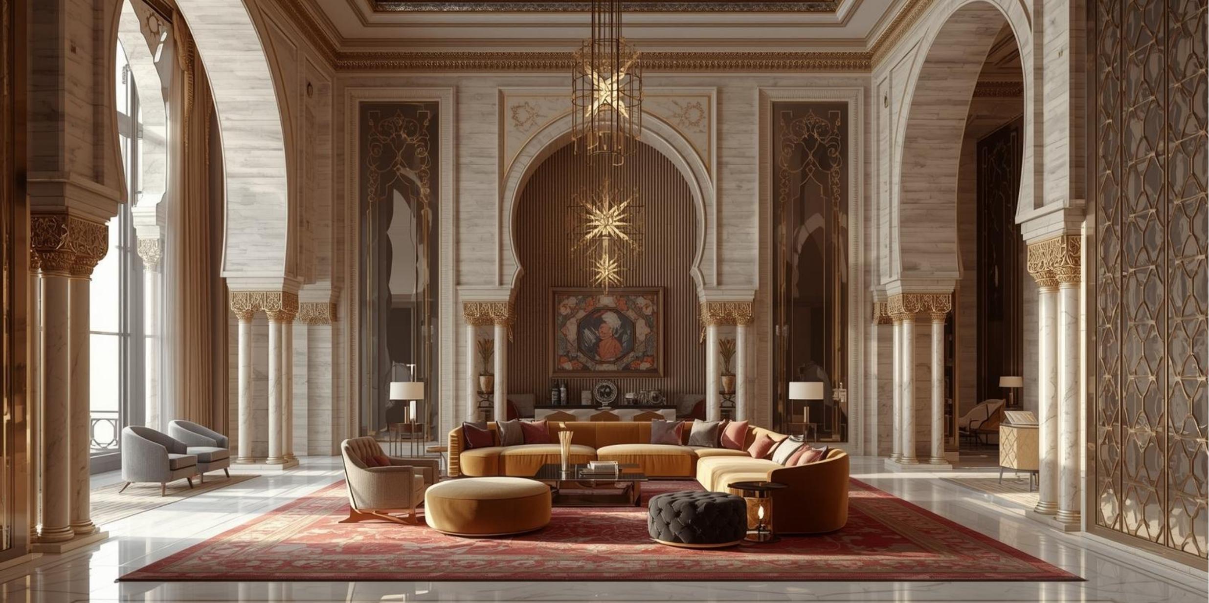 Arabic Interior Design in Dubai: Geometric & Mashrabiya Trends