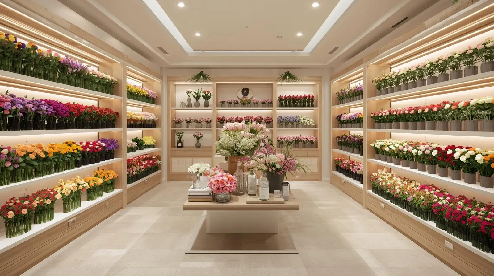 Flower Shop Interiors Design & Renovations in Dubai | Interiofy®
