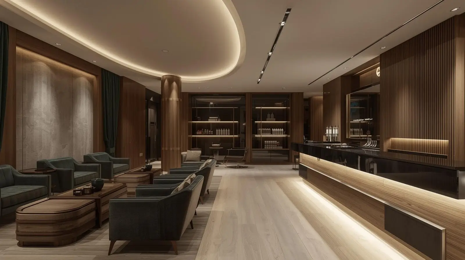 Barber Shop Interior Design Services in Dubai | Interiofy®