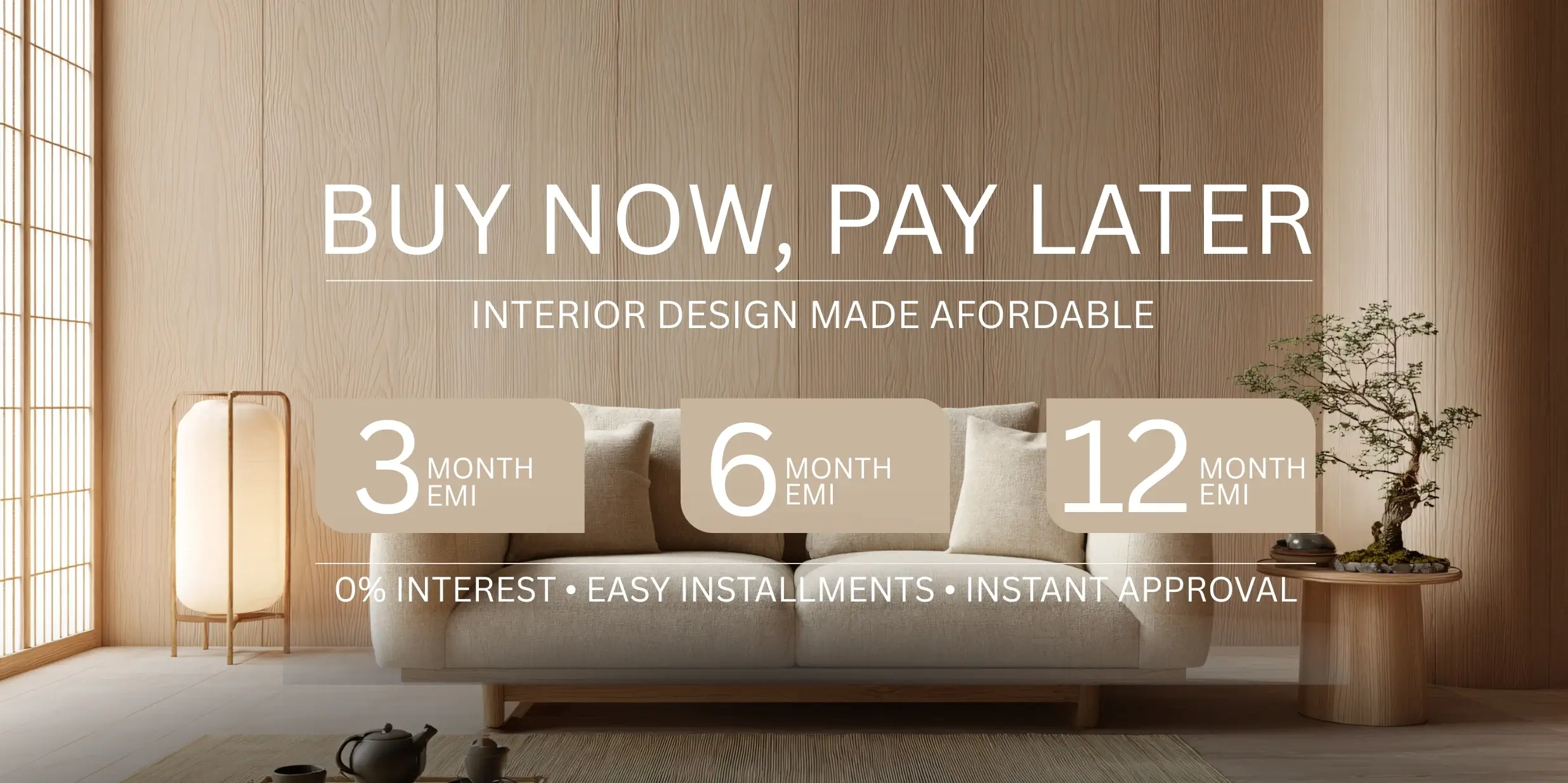 Buy Now Pay Later Interior Design | Flexible Payment Plans