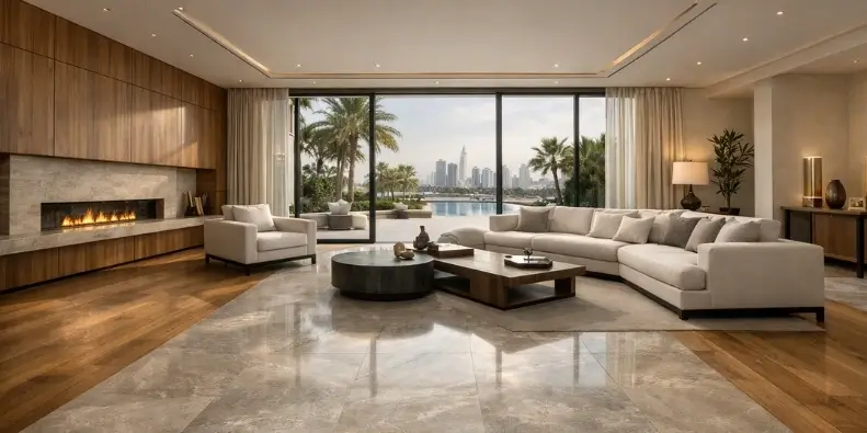 Engineered Wood vs SPC Flooring for Dubai Villas | Interiofy®