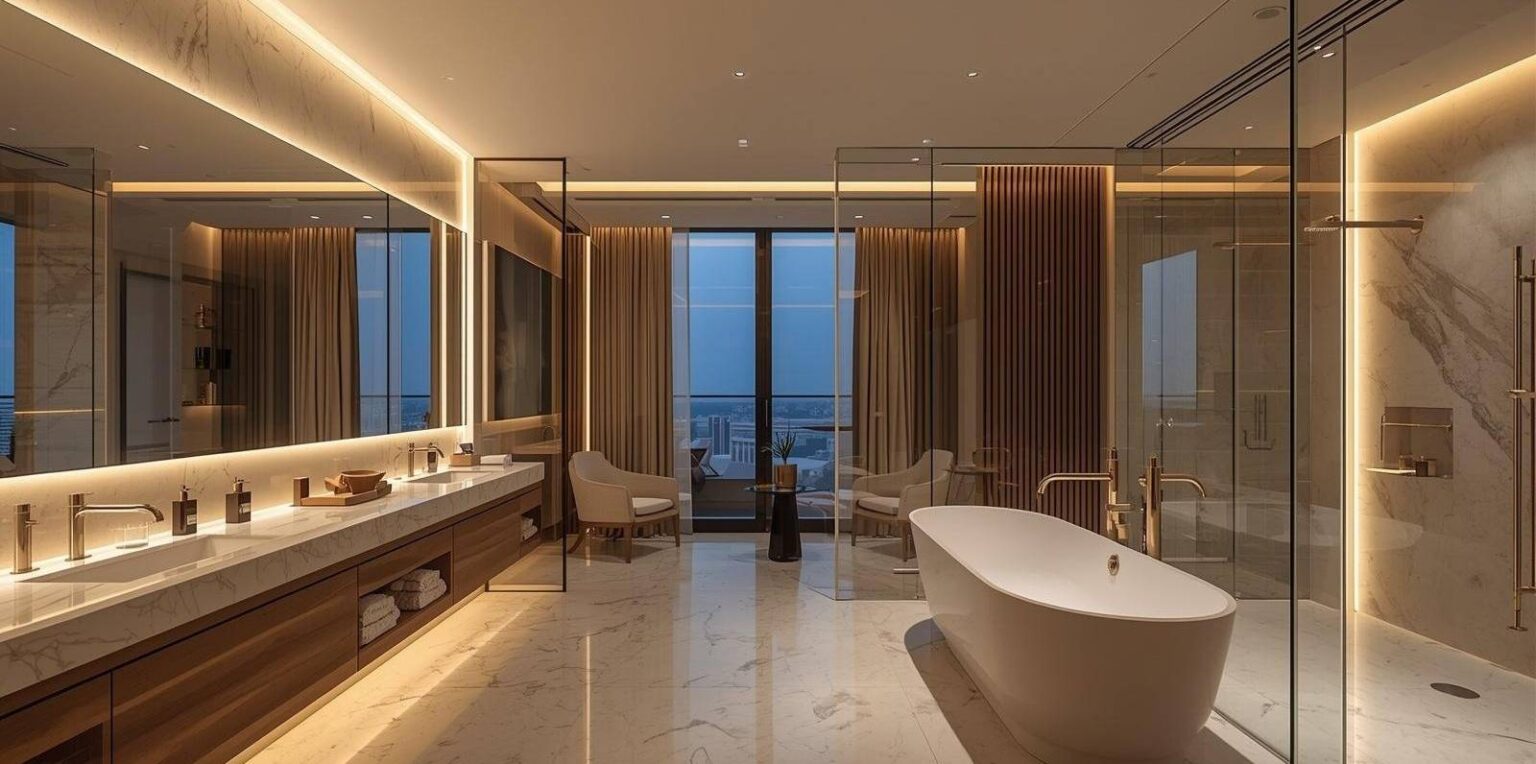 10 Modern Bathroom Design Ideas for Dubai Homes - Interiofy®